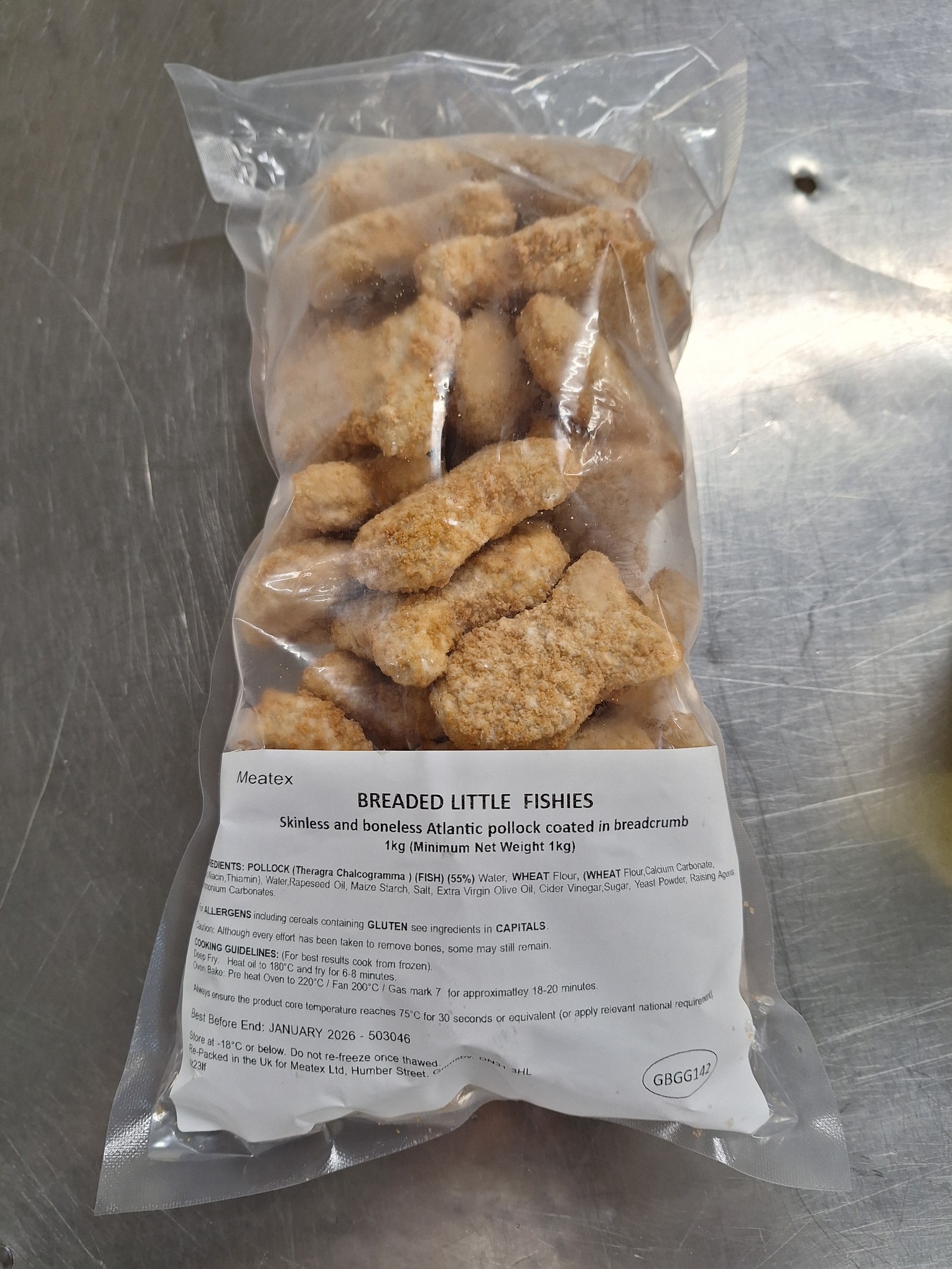 Breaded Little Fish bites UK – Bulk Frozen Supply | Meatex UK