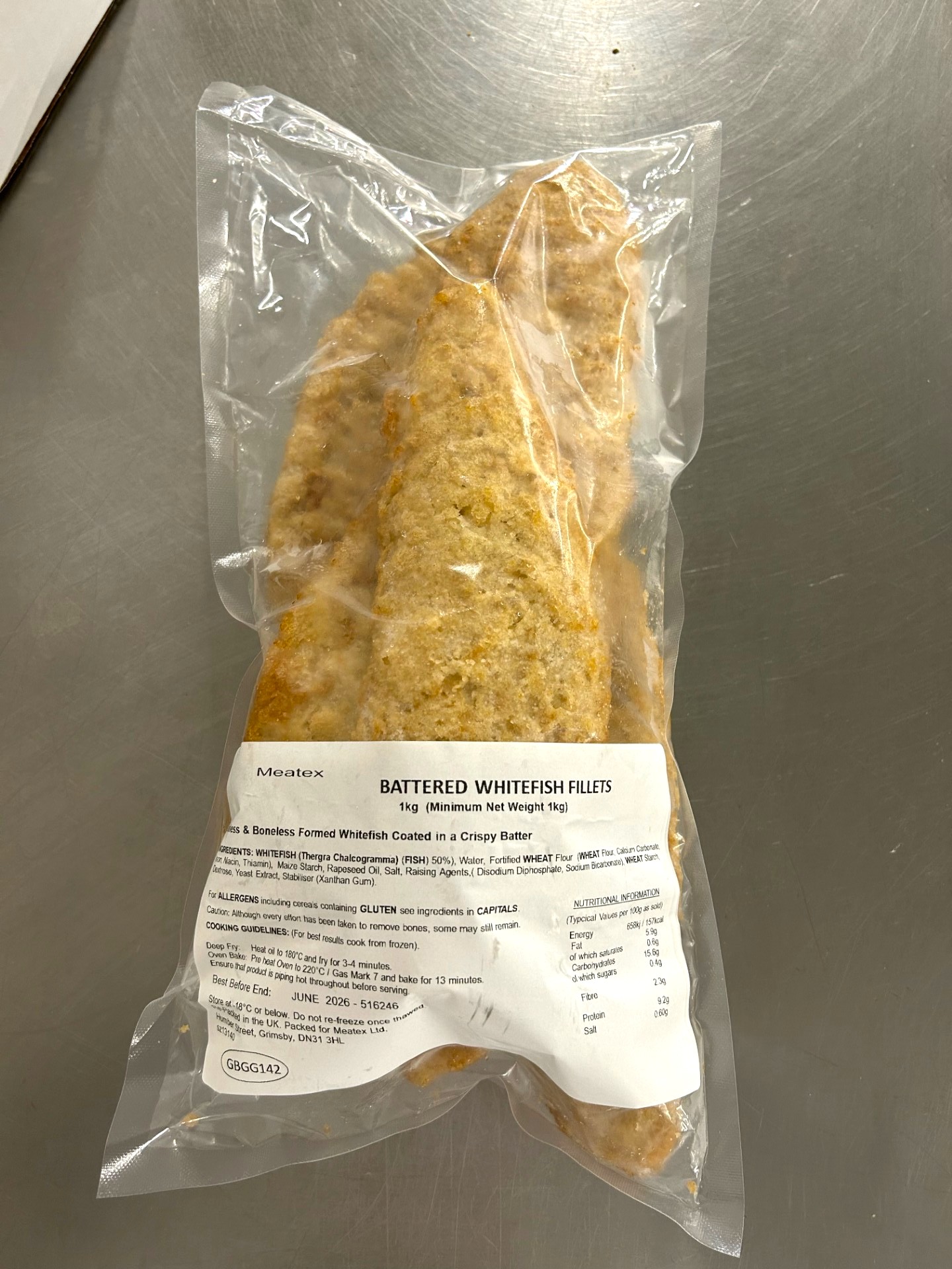 Whitefish Fillets 8X1Kg – Bulk Frozen Supply | Meatex UK