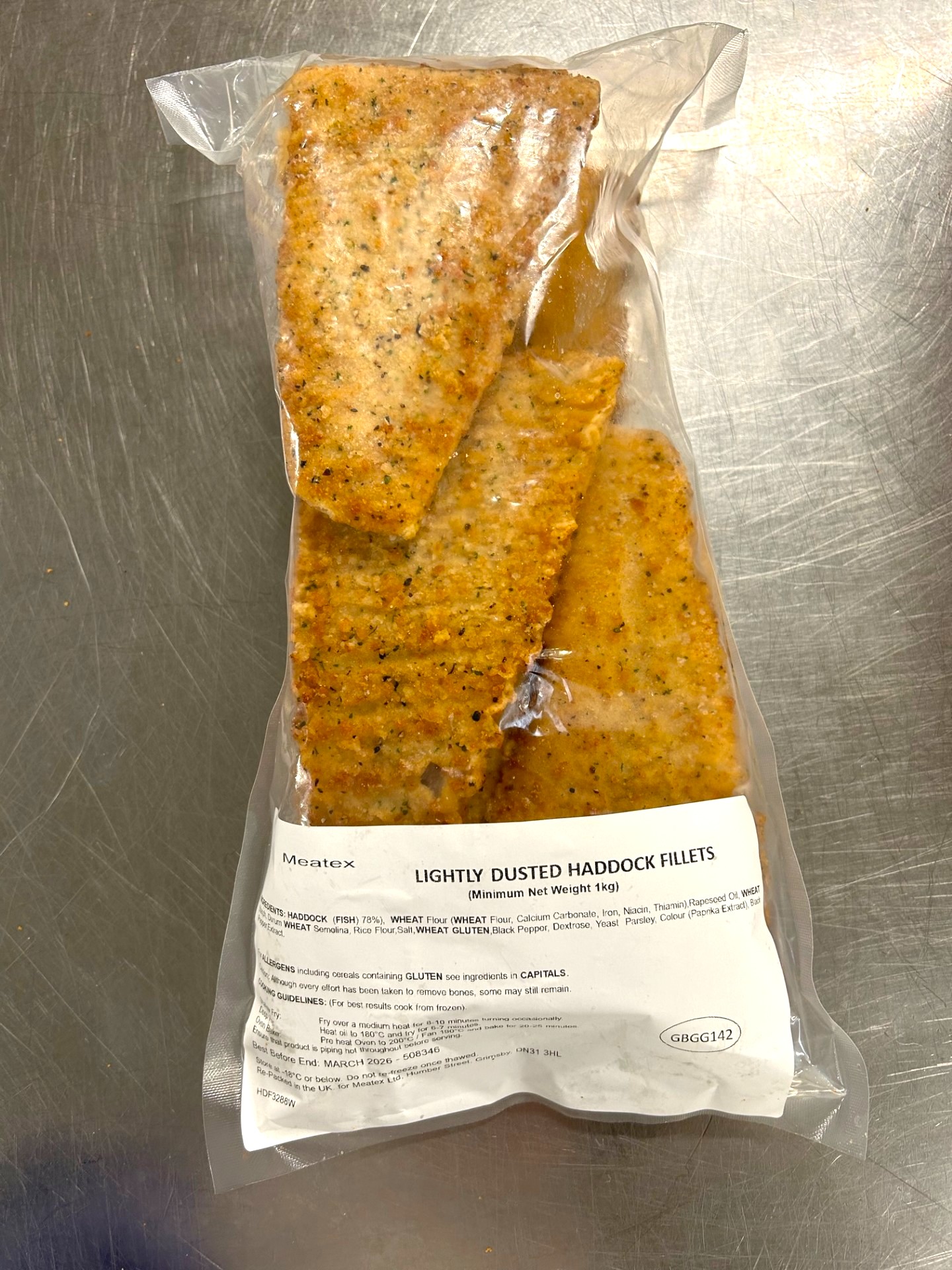 Breaded Haddock Fillets – Lightweight Breaded IQF (Wholesale)