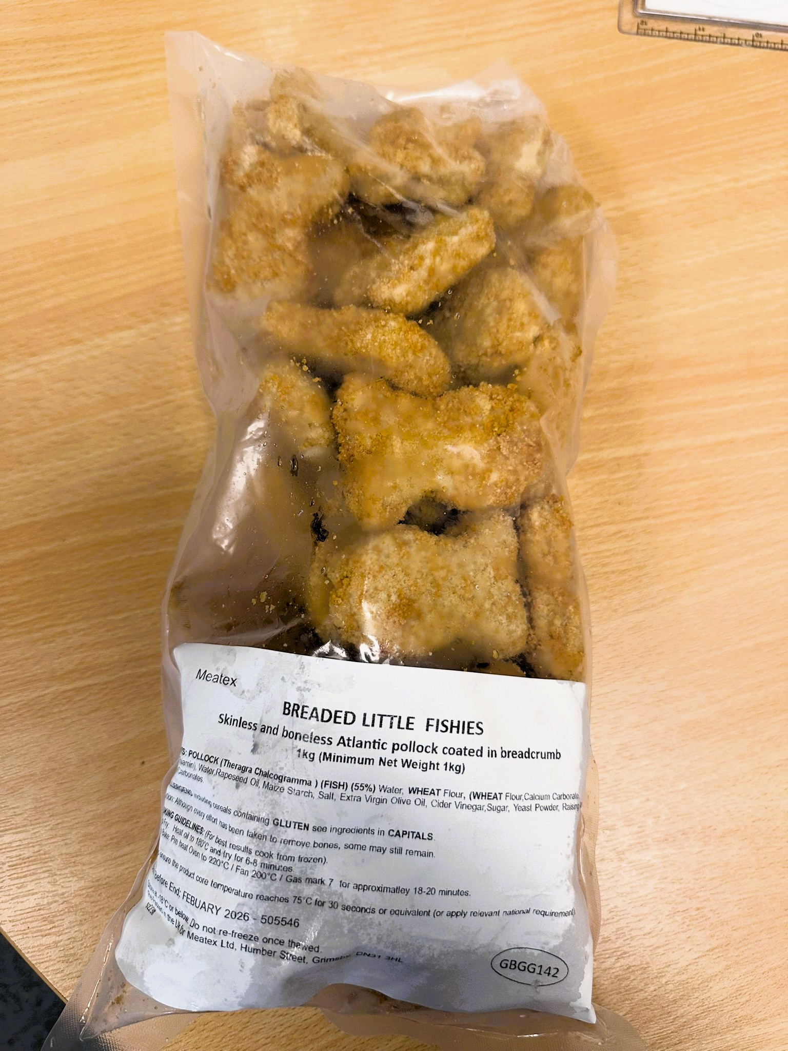 Breaded Little Fish bites UK – Bulk Frozen Supply | Meatex UK