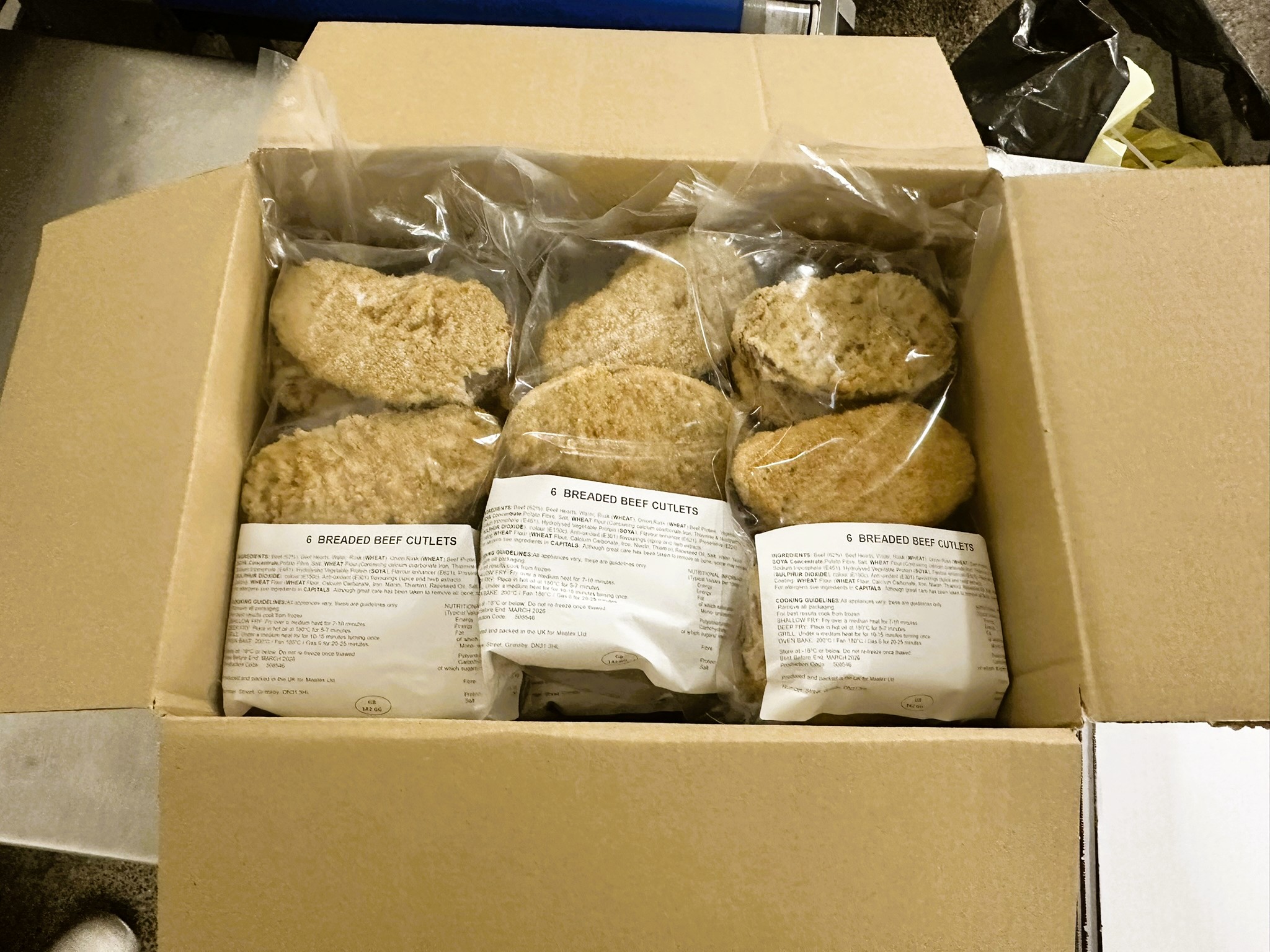 Beef Burgers in Breadcrumbs Wholesale UK | Meatex