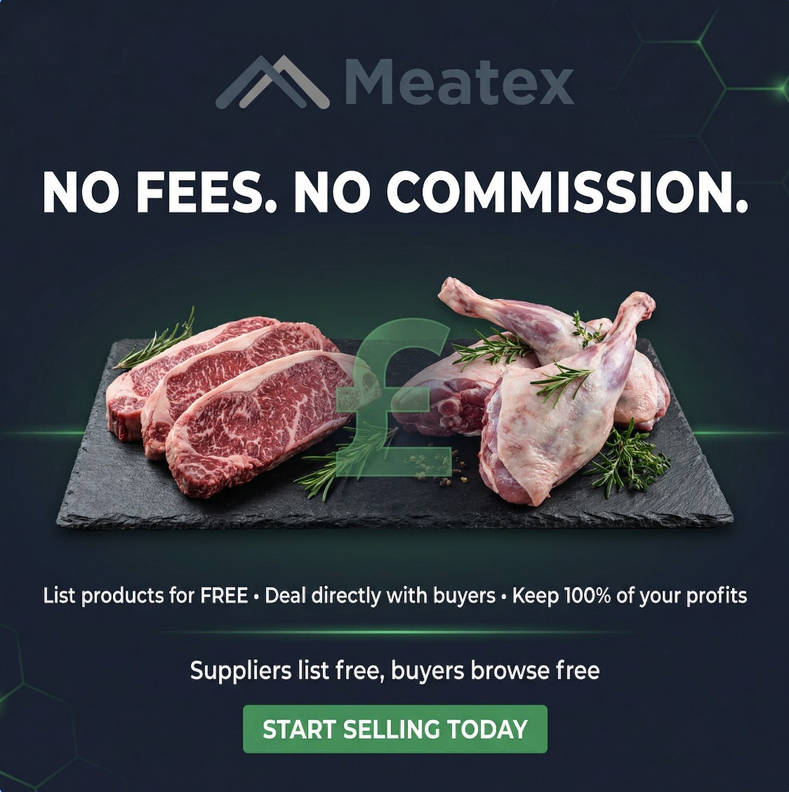Meatex Launches Zero-Commission Food Marketplace | Meatex